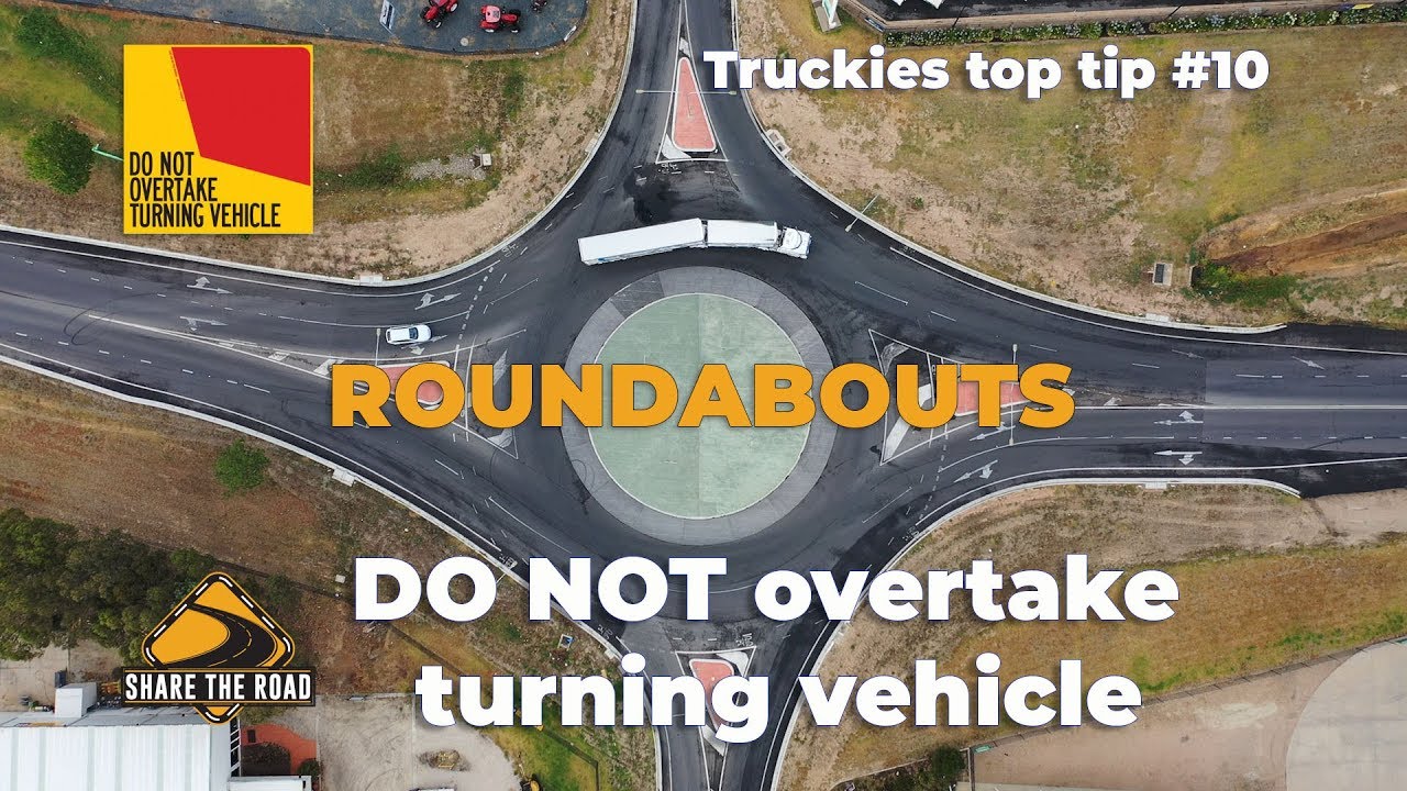 10 Do not overtake turning vehicle ROUNDABOUTS - YouTube