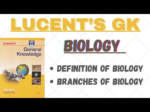 (L-1) Definition of Biology || Branches of Biology || Important Terms ...