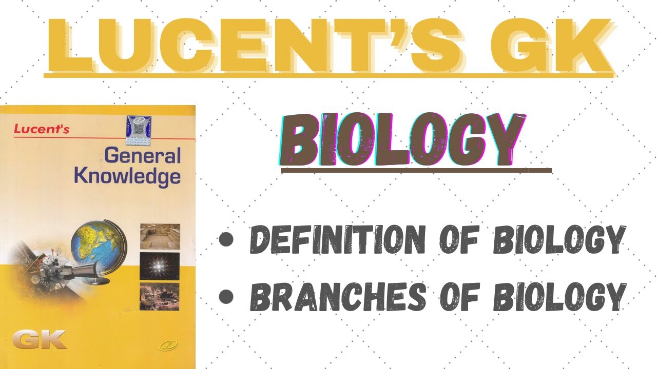 (L-1) Definition of Biology || Branches of Biology || Important Terms ...