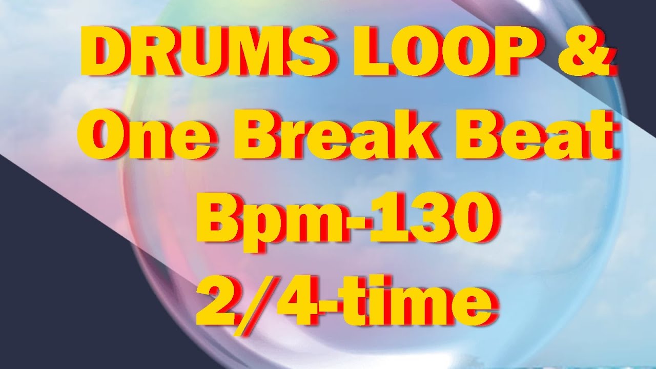 130 BPM Trance Beat in 2/4 Time | Powerful Breaking Beat - YouTube
