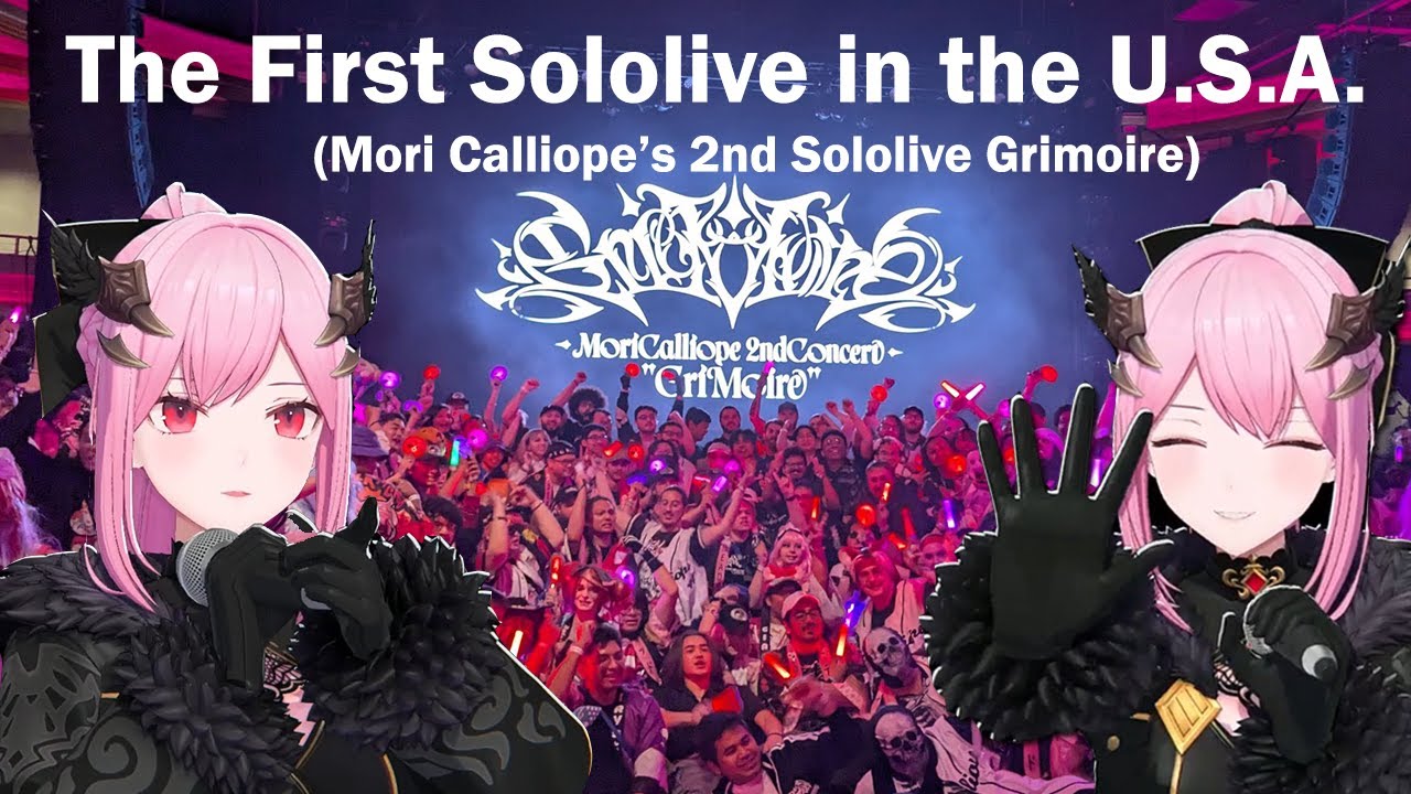 I Went to the 1st Sololive Concert in the U.S.A. (Mori Calliope: Grimoire) - YouTube
