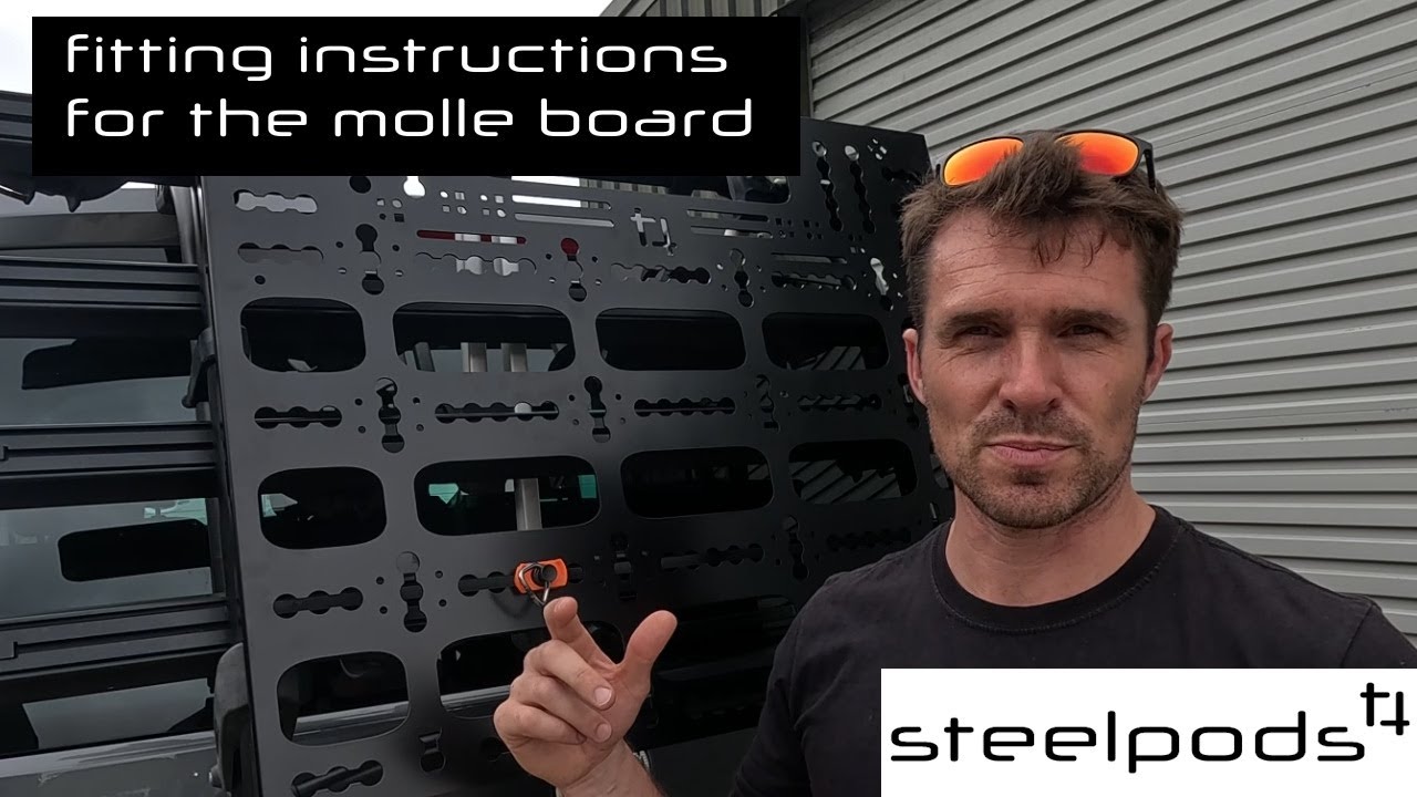 How to fit the SteelPods molle-board to your Transporter bike rack ...