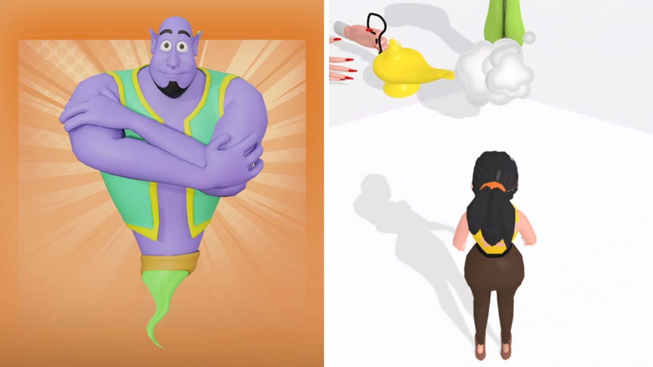 Call Genie 🧞👧🏻👼🏻 Gameplay iOS - Calling Genie for Your Wishes - YouTube