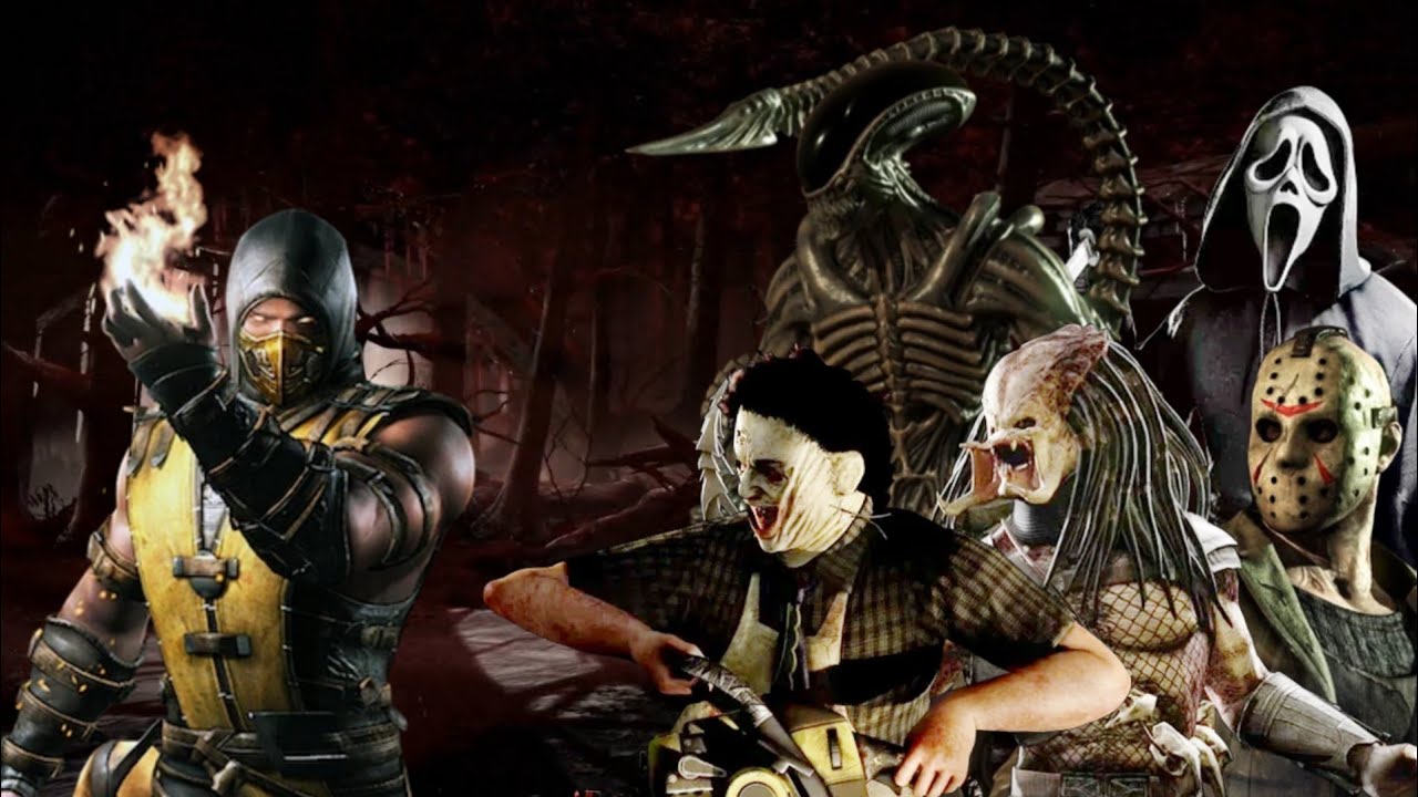 Mortal Kombat 1 Scorpion MKX vs Horror - YouTube