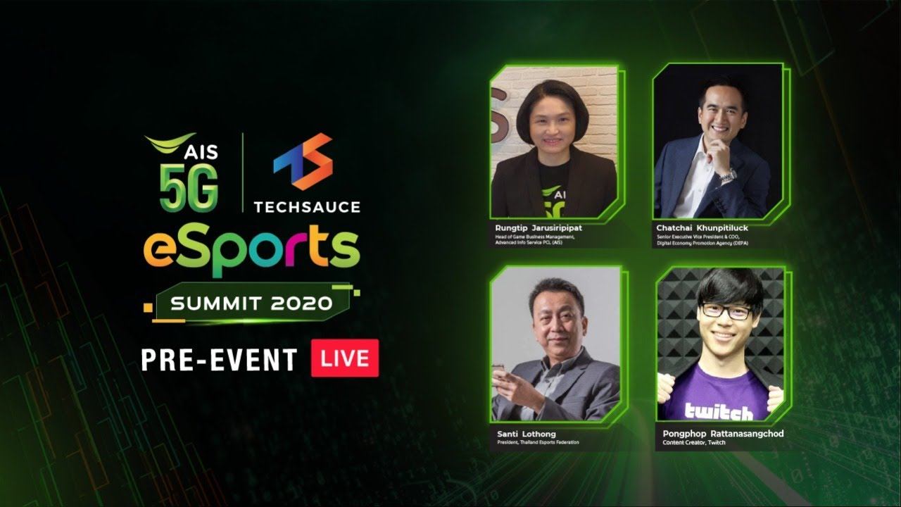 AIS x Techsauce Esports Summit [Pre-Event LIVE] - YouTube