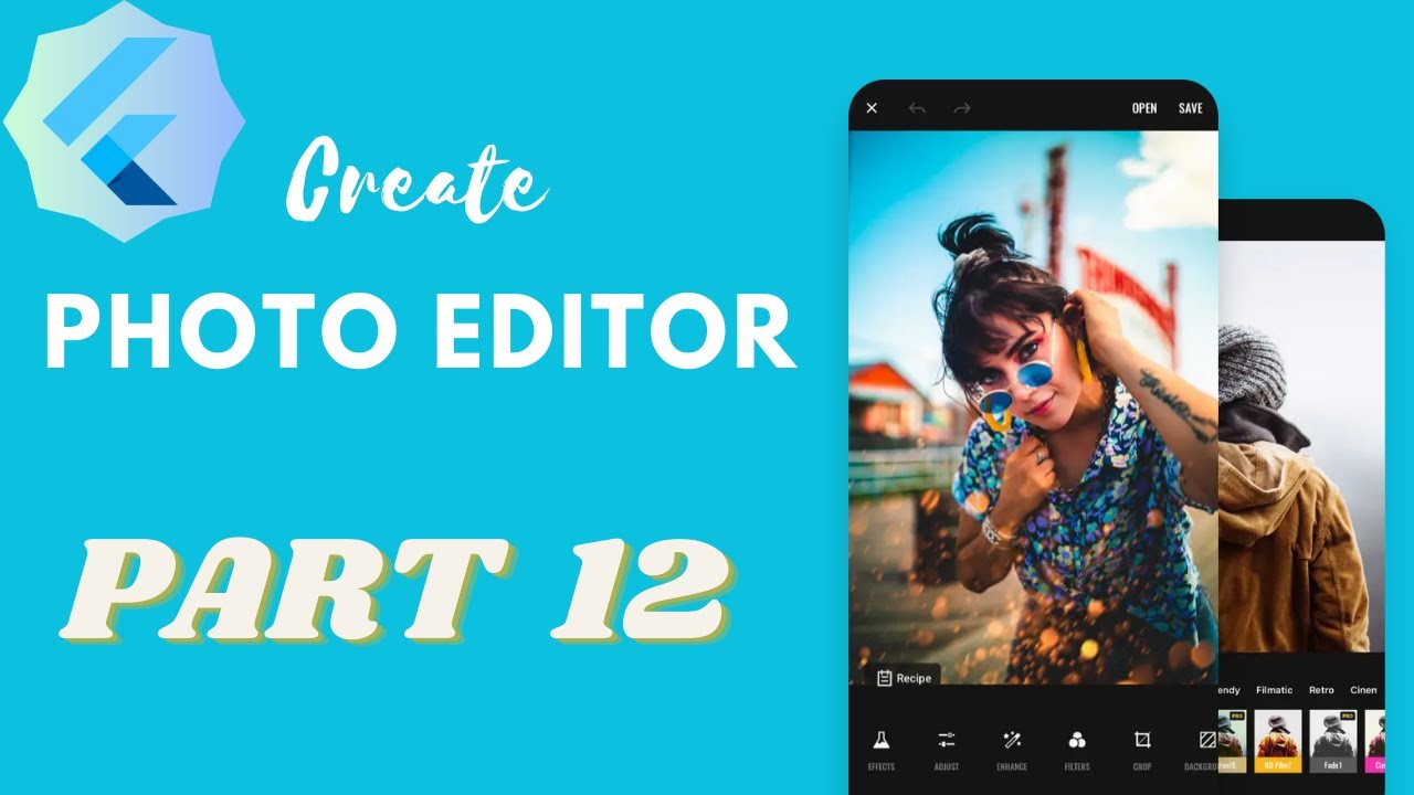 Create Photo Editor with Flutter - PART 12 - Save Image, Undo, Redo - YouTube