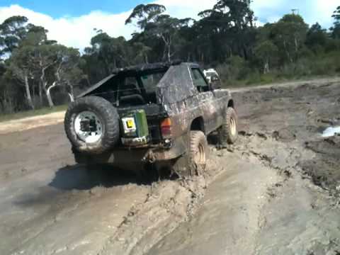 Nissan Mud Hole! SWB MQ Patrol fitted with The Ultimate Suspension at ...