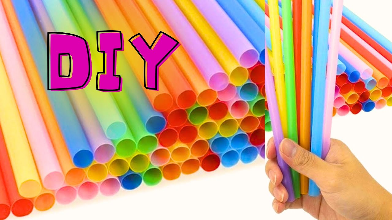 Upcycling Straw Craft, Easy DIY Projects - YouTube