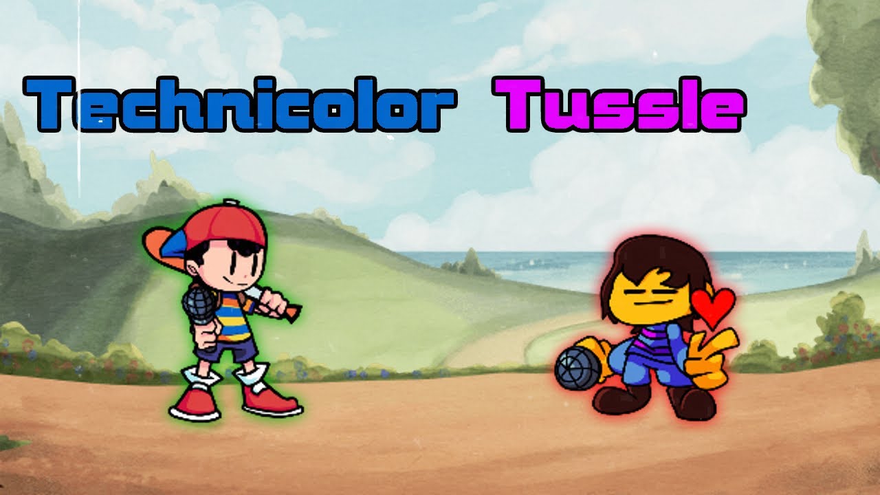 Technicolor Tussle, but it's a Ness and Frisk Cover | Indie Cross ...
