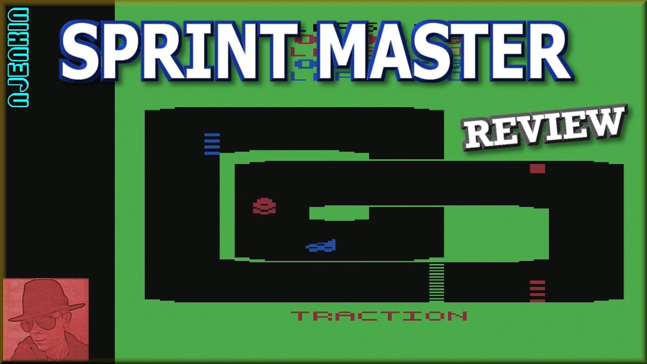 Sprint Master - on the Atari 2600 - with Commentary !! - YouTube