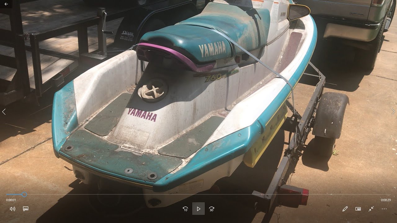 Jet ski sitting 8 years, will it run again? Part 2 - YouTube