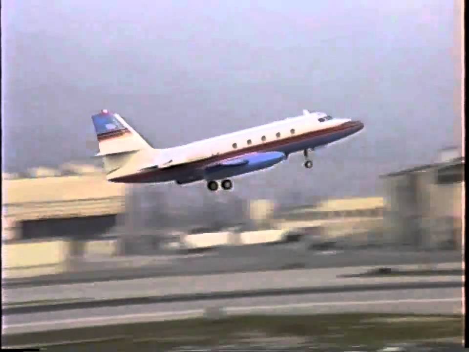 Bob Hope's JetStar 731 Departing BUR - YouTube