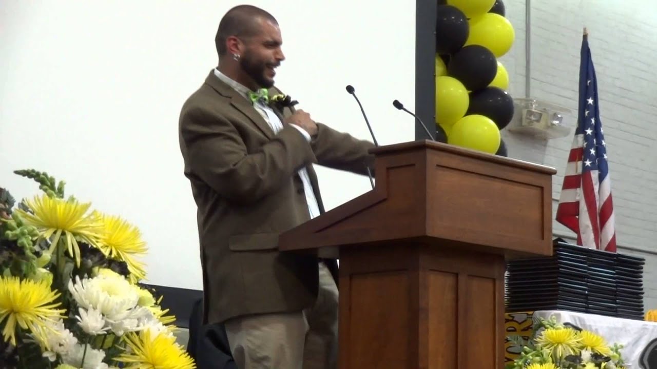 Awesome, Funny Graduation Speech from Teacher of the Year Nominee 2013 ...