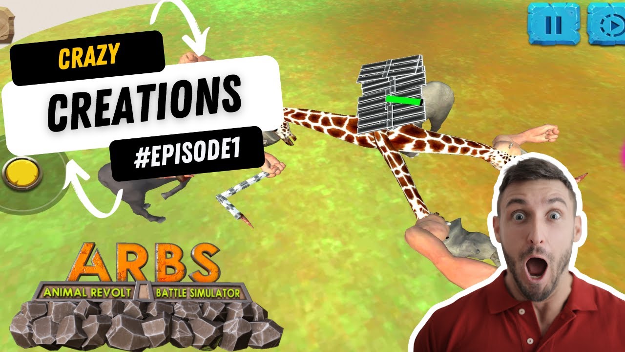 MY CRAZY CREATIONS ON ANIMAL REVOLT BATTLE SIMULATOR | #arbs - YouTube