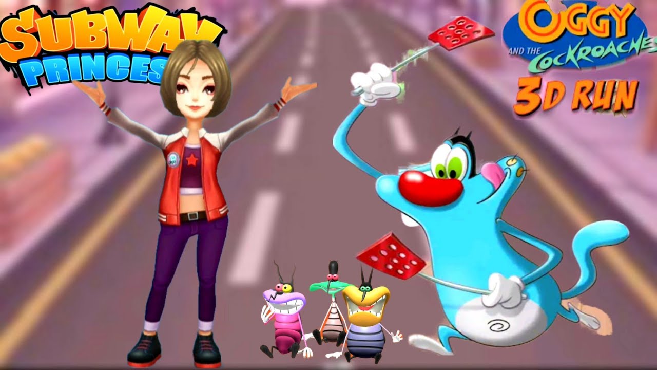 Subway Princess Runner VS Oggy Run - Endless Run | Android/iOS Gameplay ...