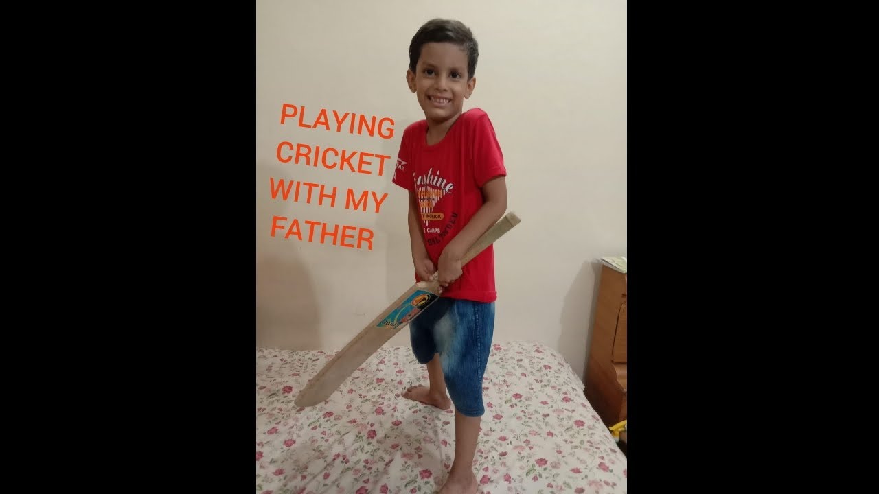 Playing Cricket at Home With my family - Kids - Hitting sixes- Good ...