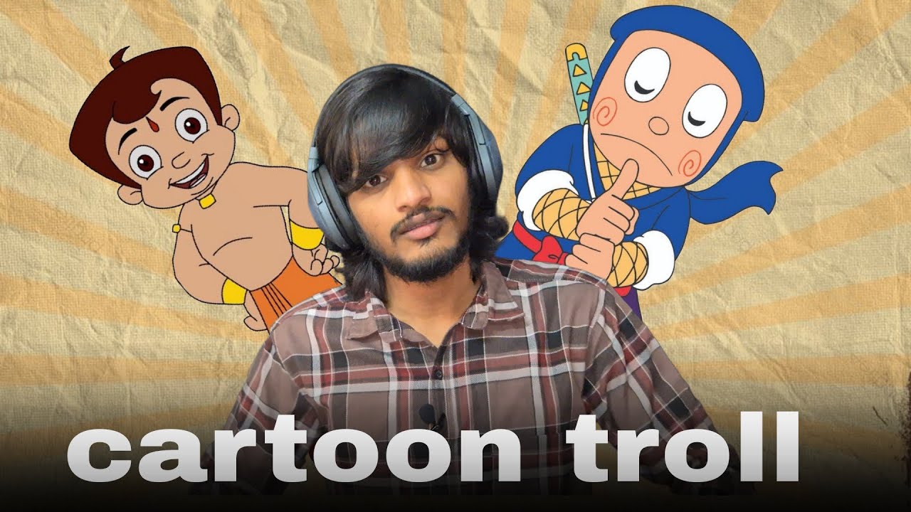 Cartoon troll video reaction 🤣 | cringe vloger - YouTube