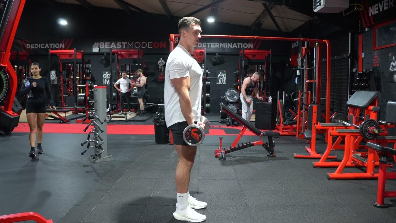 EZ Bar Bicep Curl - Exercise Tutorial - YouTube