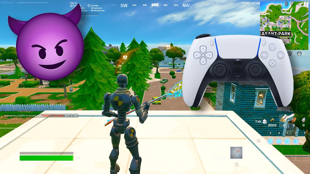 PS5 Controller Fortnite OG Reload Gameplay 144FPS🏆 - YouTube