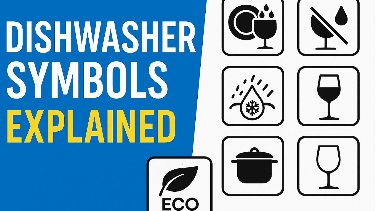 Dishwasher Symbols Explained: What Every Icon Means! - YouTube