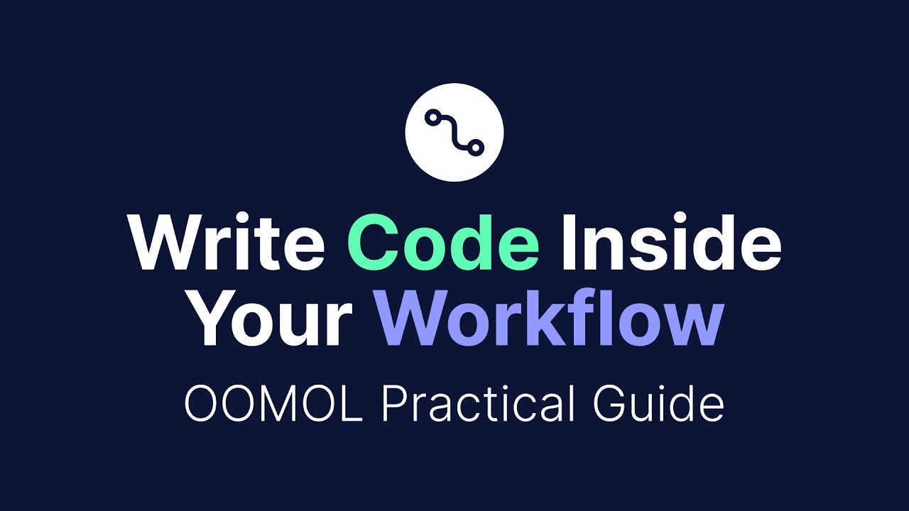 Oomol Practical Guide: Write Code INSIDE Your Workflow - YouTube