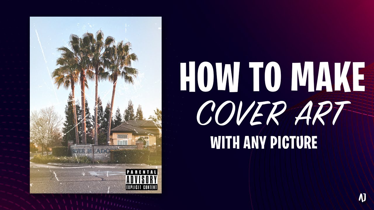 How to make cover art with any picture!! UNDER 3 MINUTES!! - YouTube