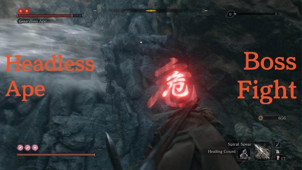 Sekiro: Headless Ape Boss Fight - YouTube