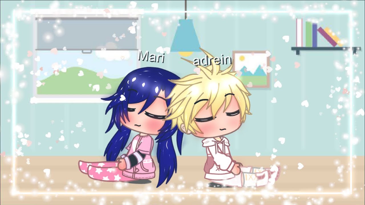 💖Sleepover . 💖 adreinette miraculous ladybug gacha club - YouTube