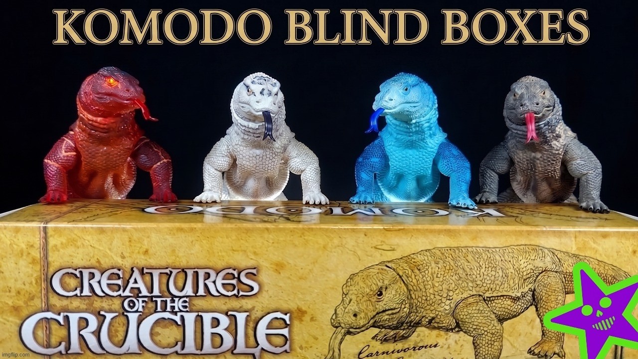 Savage Crucible Creatures of The Crucible KOMODO Blind Box Unboxing ...