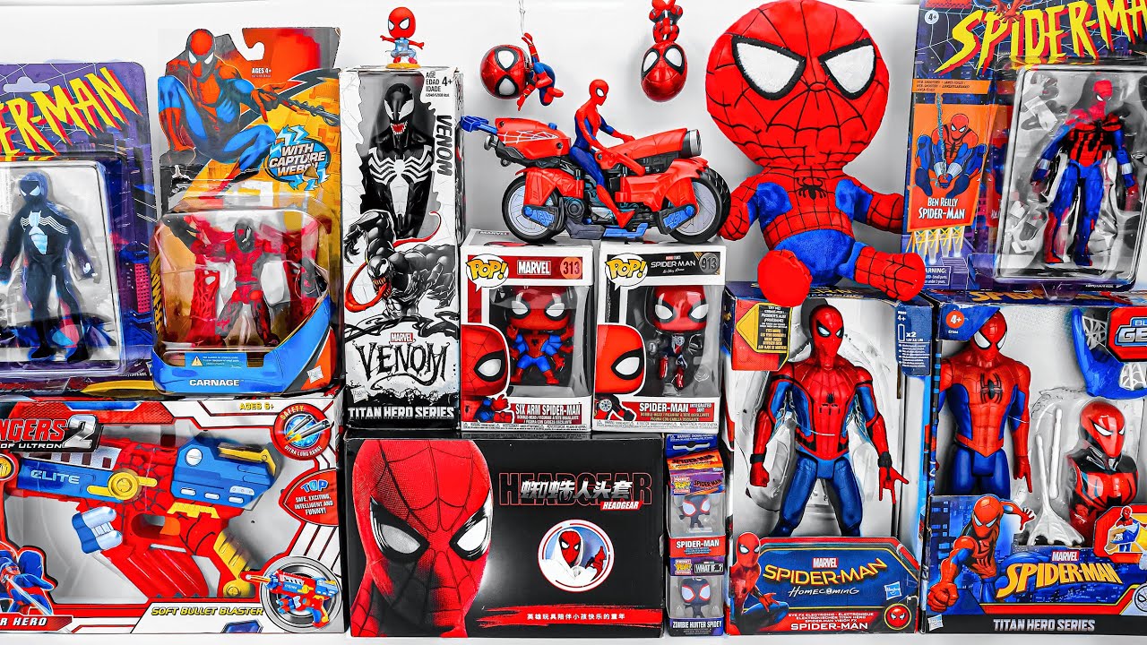 Spider-Man Toy Collection Unboxing Review| Spidey and His Amazing ...