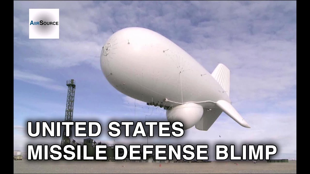 US Army's Missile Defense Blimp (JLENS) Launching & Recovering - YouTube