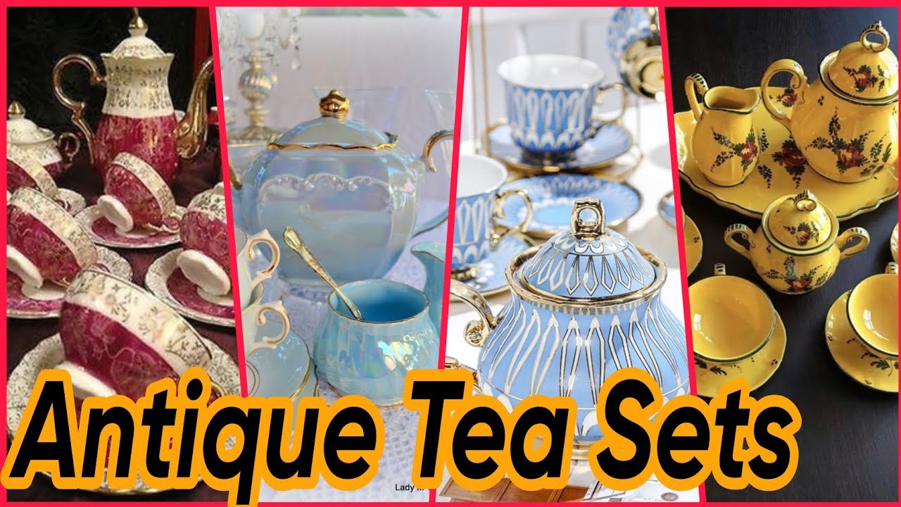 Beautiful And Antique Tea Sets Designs||Stylish Ceramic Teapots - YouTube