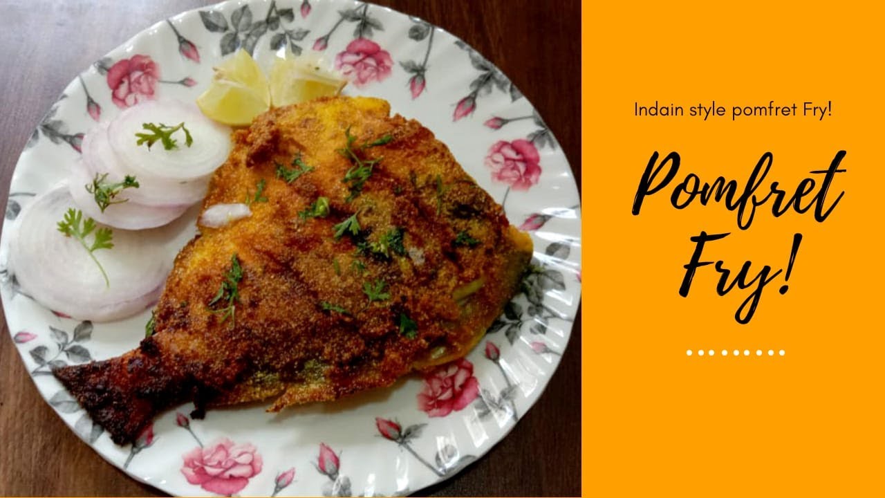 Pomfret fry recipe | Paplet fry | Fish fry Indian style | Fish recipes ...