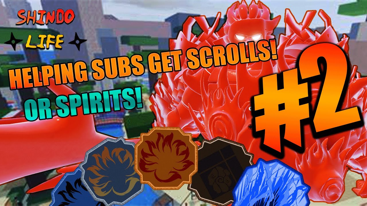 Helping Subs for scroll hunting on SHINDO LIFE! Part 2 - YouTube
