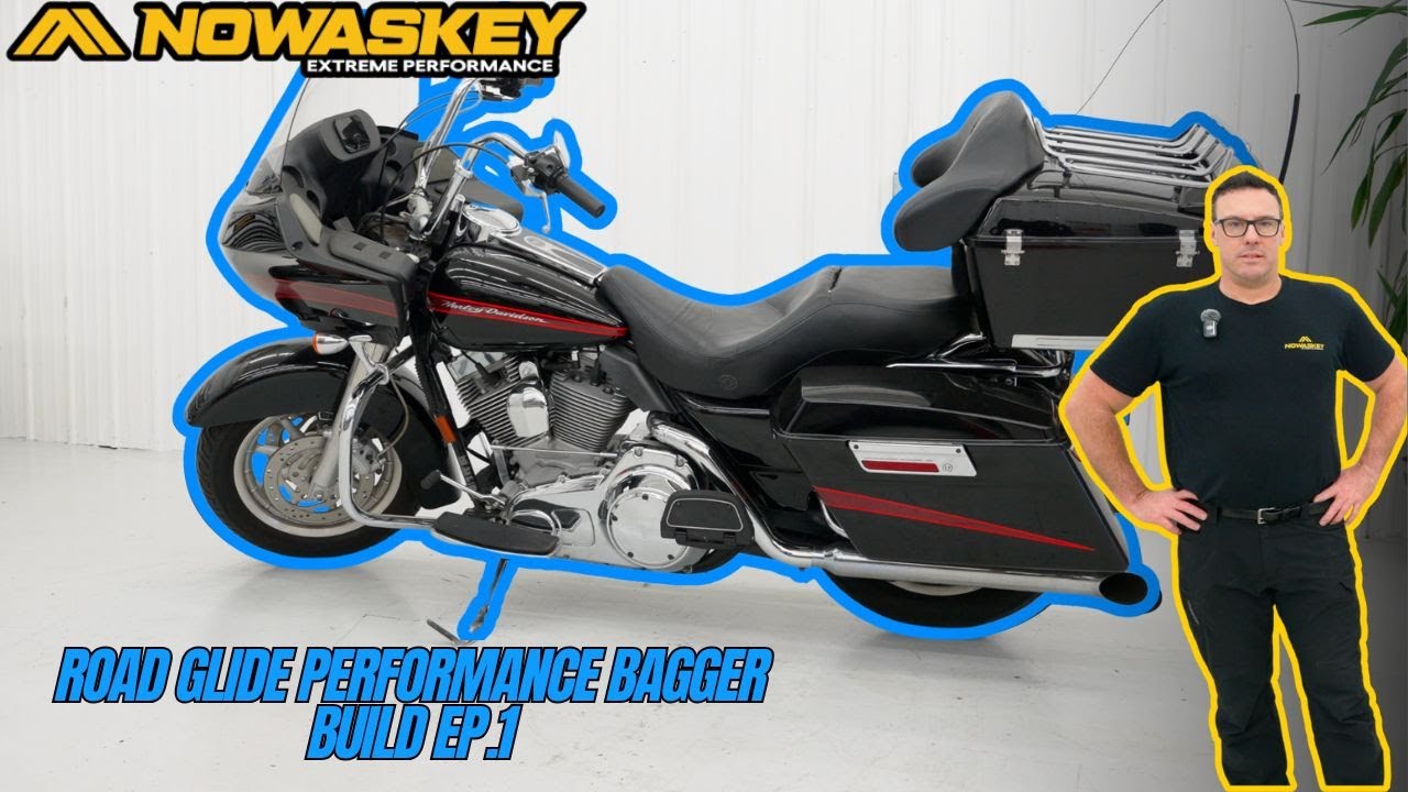 Building a Custom Harley Davidson Road Glide Performance Bagger - YouTube