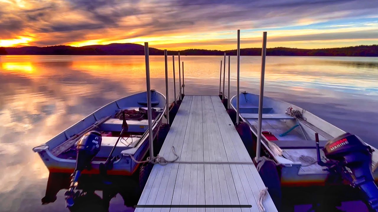 Tupper Lake Sunset, Adirondacks - YouTube