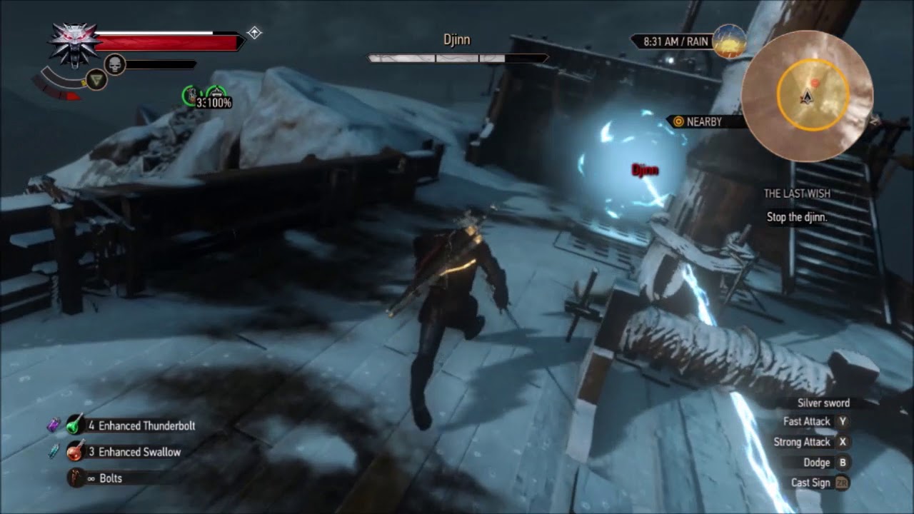 The Witcher 3 Boss 19 - Djinn - YouTube