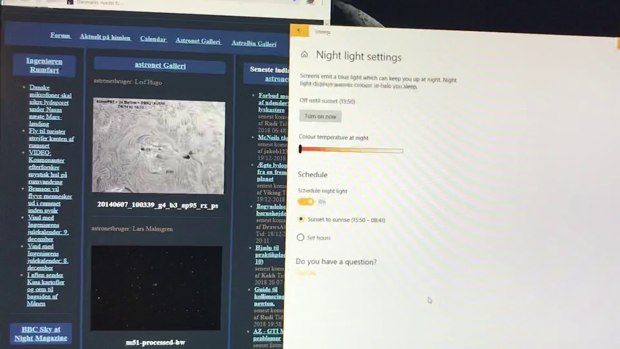 Windows 10 Nightvision - YouTube