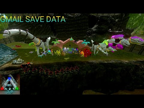 ARK MOBILE GMAIL SAVE DATA [ COLOURS FULL DINOS] - YouTube
