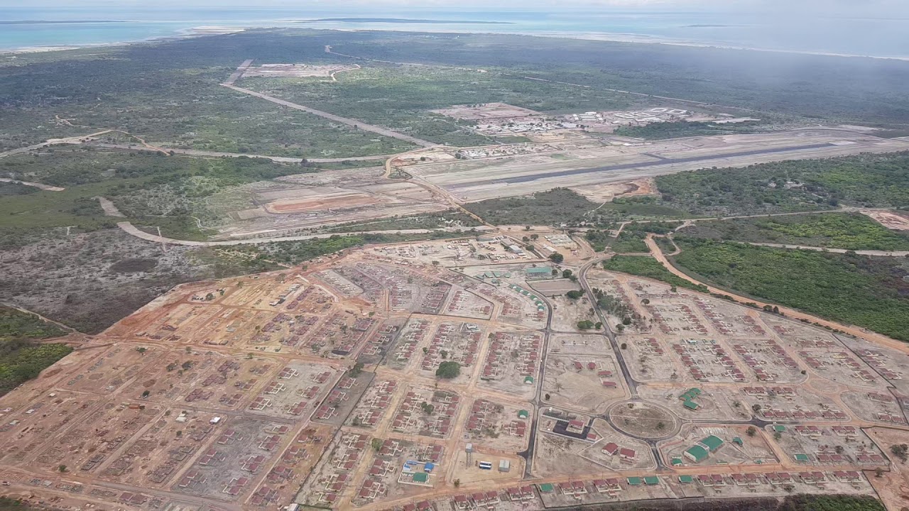 Overhead Birds view of Afungi - YouTube