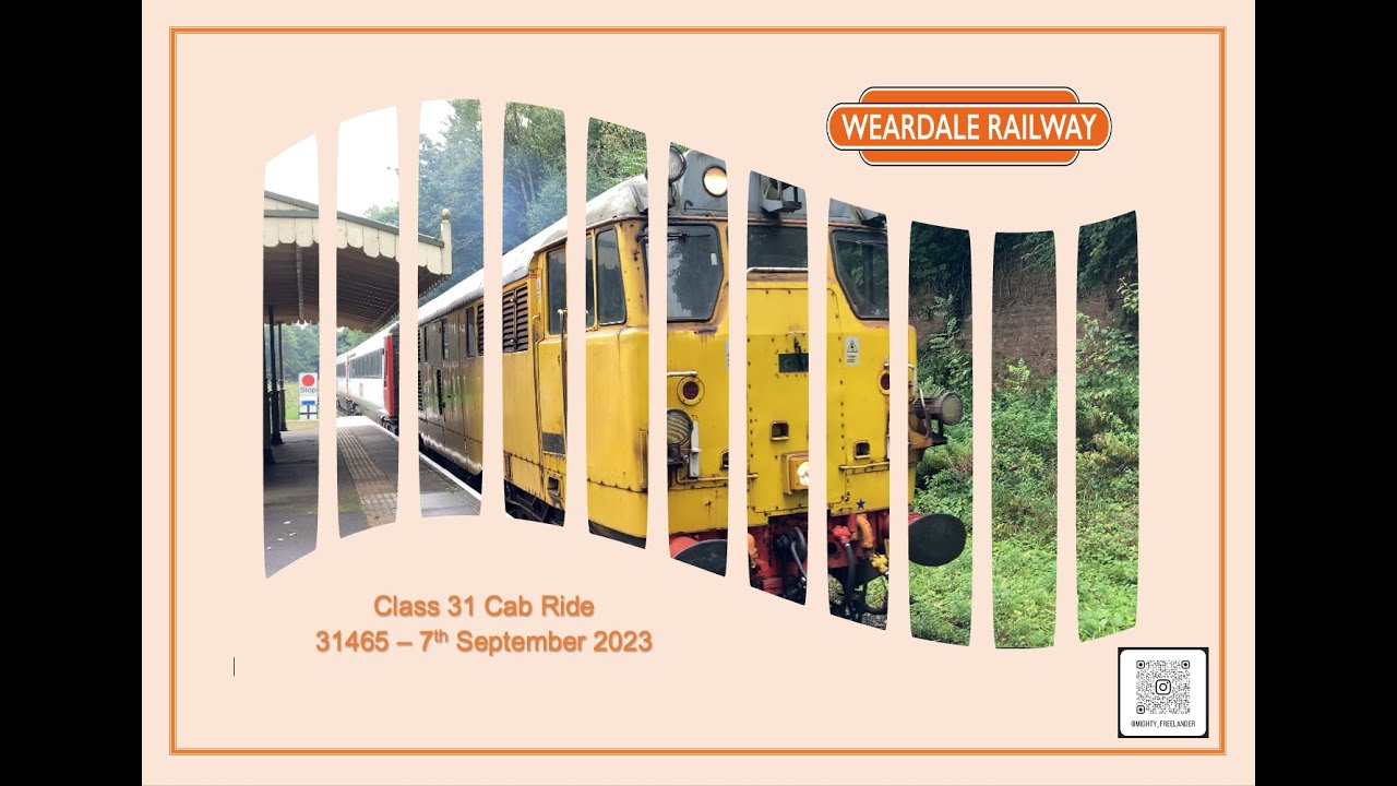 Class 31 Cab Ride at Weardale Railway, Co. Durham - YouTube