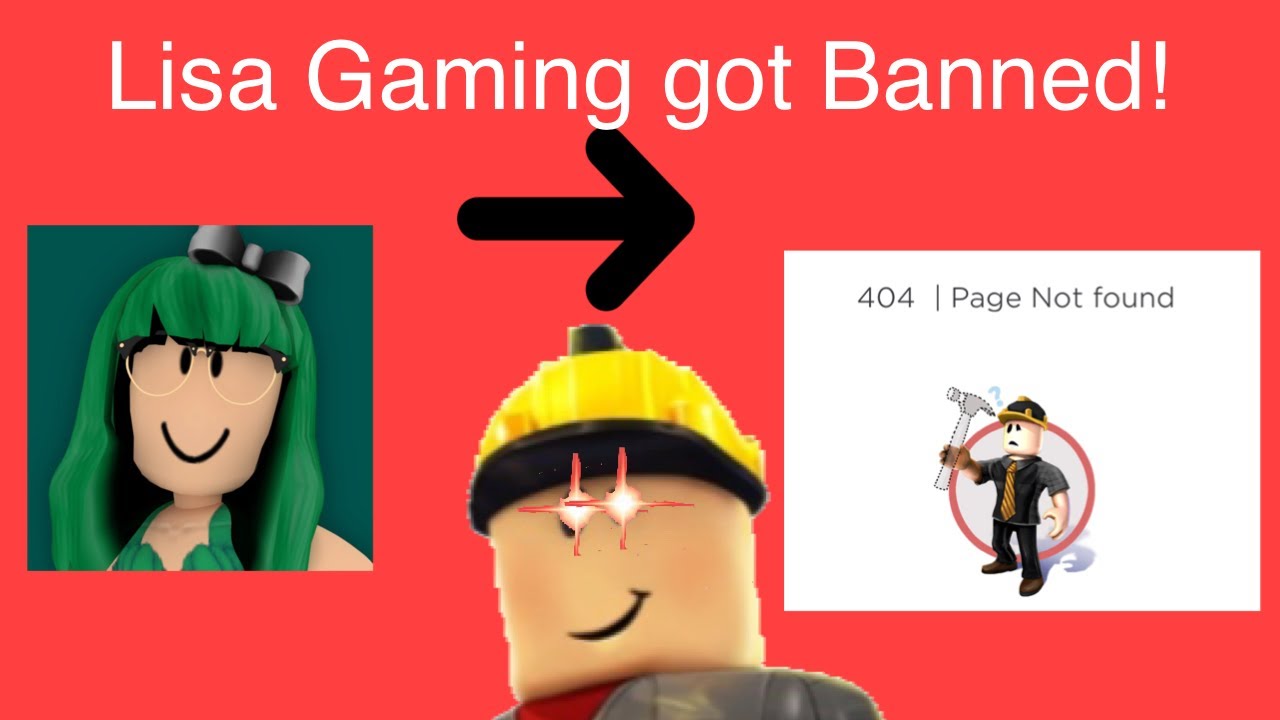 Lisa gaming got banned from Roblox lol - YouTube