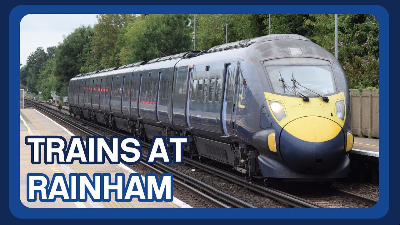 Trains at Rainham (Kent) railway station (24/07/2023) - YouTube