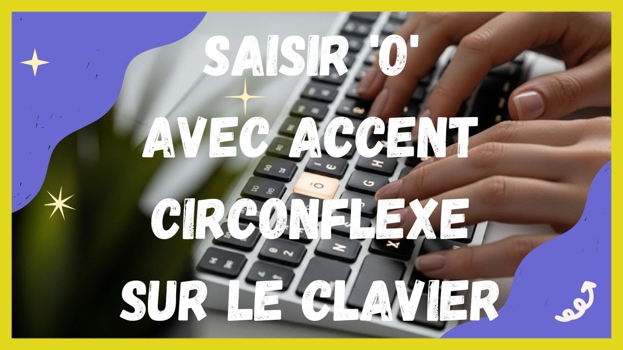 Comment ecrire o avec chapeau sur clavier - YouTube