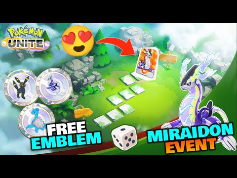 Miraidon Event Update & New free Emblems || Pokemon Unite @poke555 ...