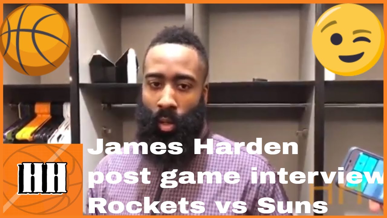 James Harden post game interview Rockets vs Suns | 05/02/19 - YouTube