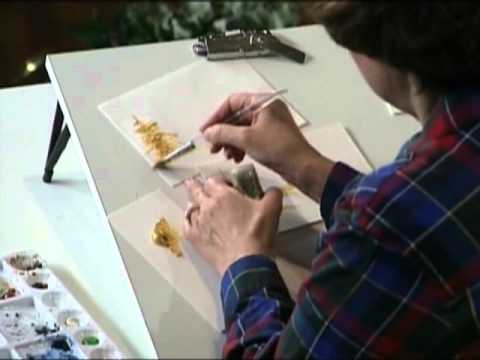 Winter Glitter using Acrylic Colors by Susan Scheewe video by ...