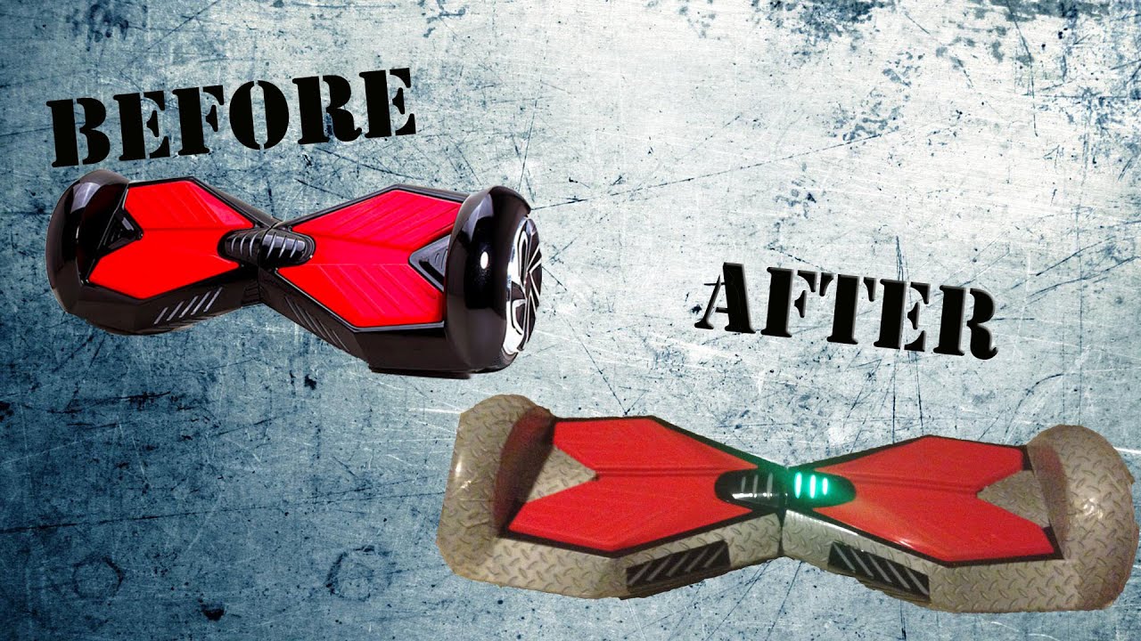 Hoverboard Segway Custom Design - TUTORIAL (only $10) - YouTube