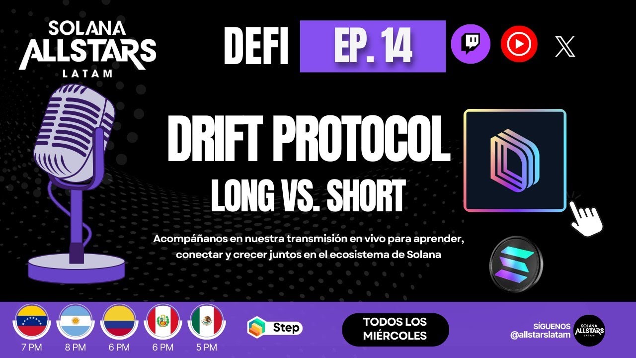DEFI - EP14 Drift Protocol, Long Vs Short - Solana - YouTube