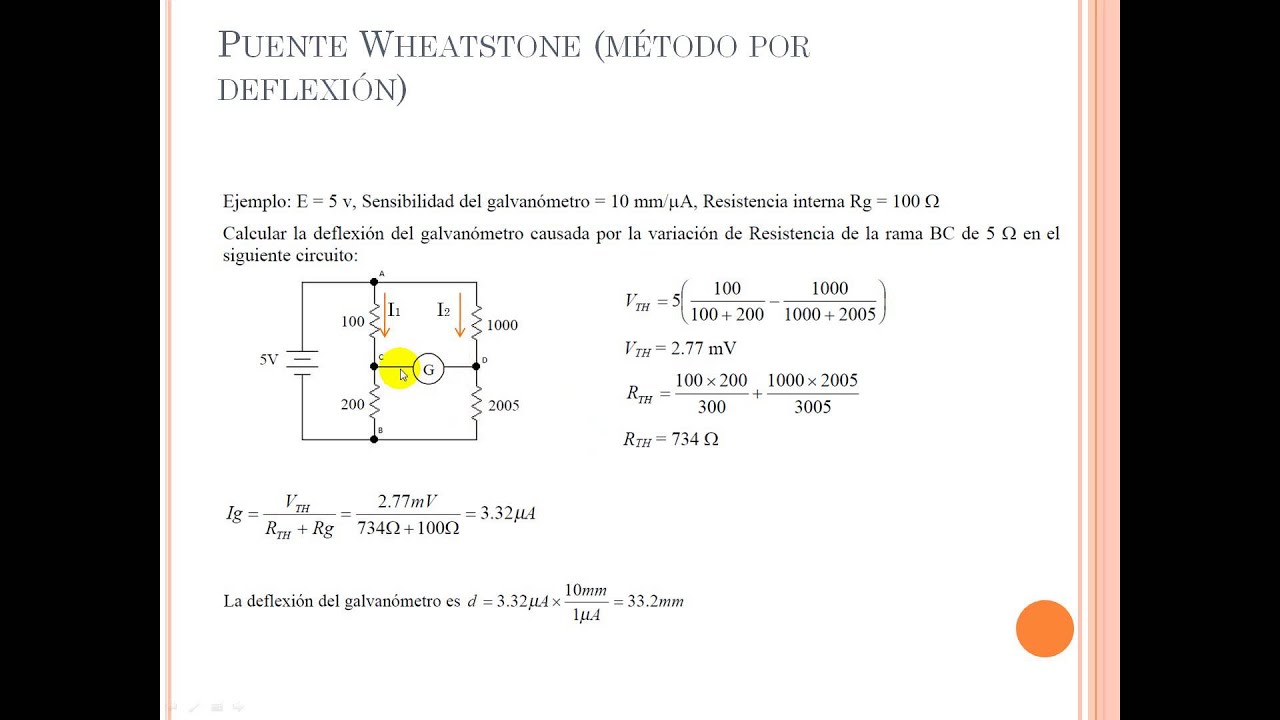 Acondicionamiento de señal, Puente de Wheatstone, Puente Activo - YouTube